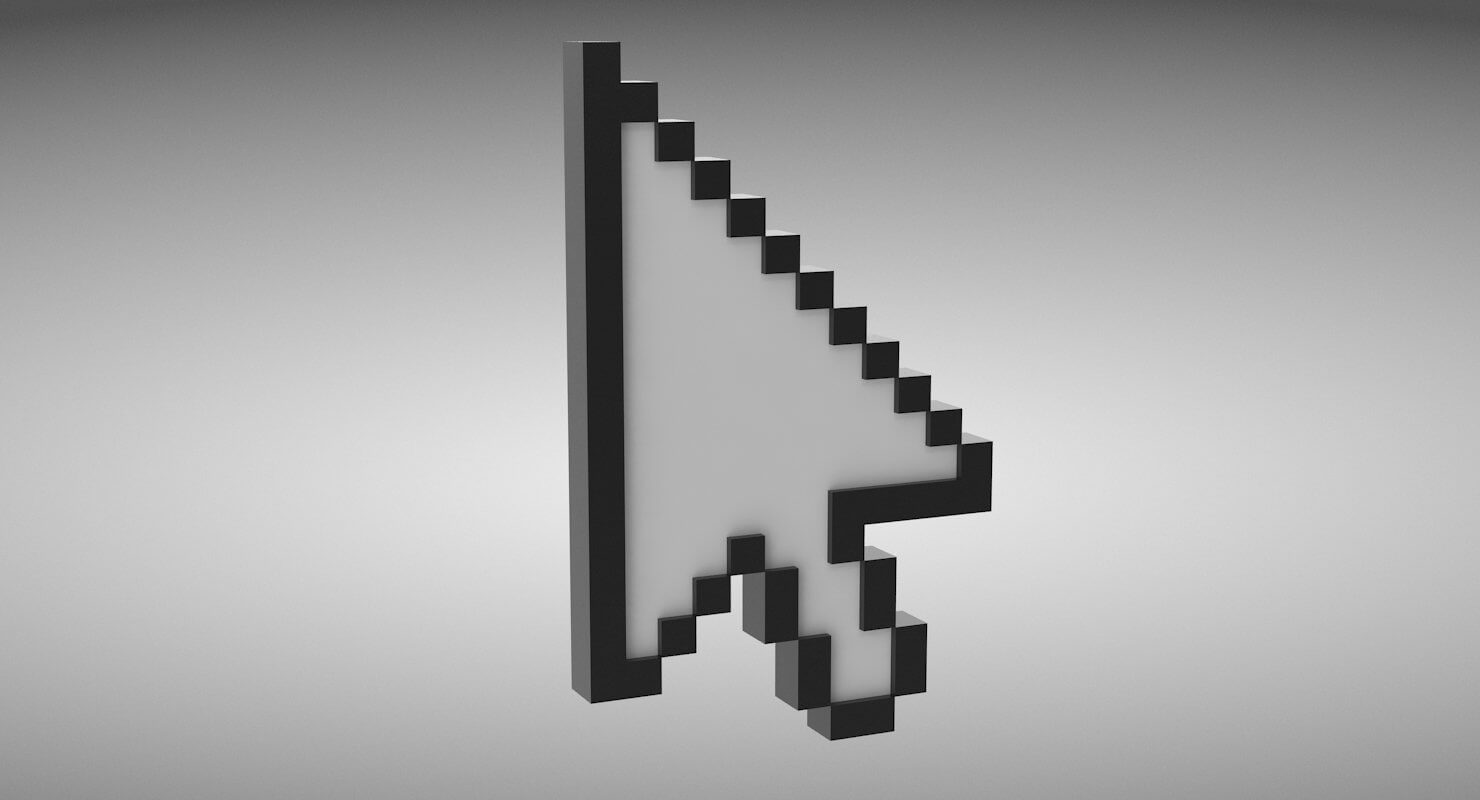 Arrow Cursor - 3D Model by hdpoly