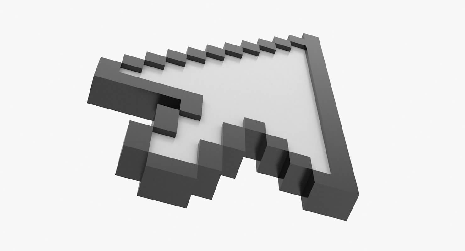 Arrow Cursor - 3D Model by hdpoly