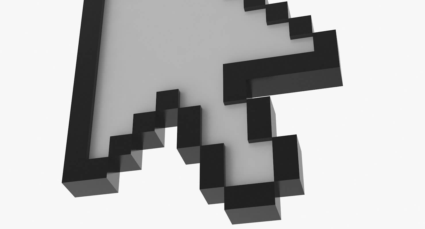 Arrow Cursor - 3D Model by hdpoly