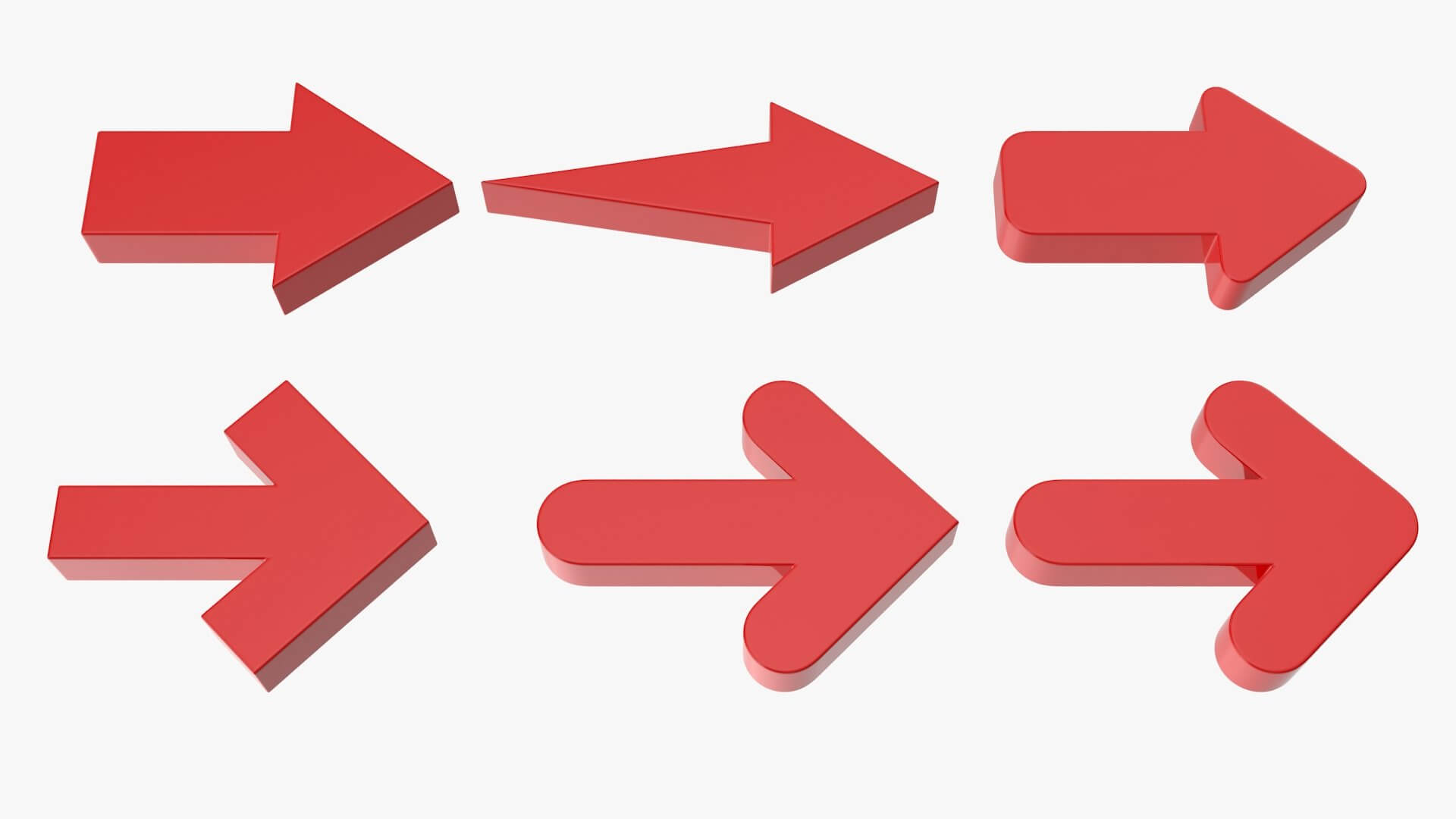 Arrow Set - 3D Model by hdpoly