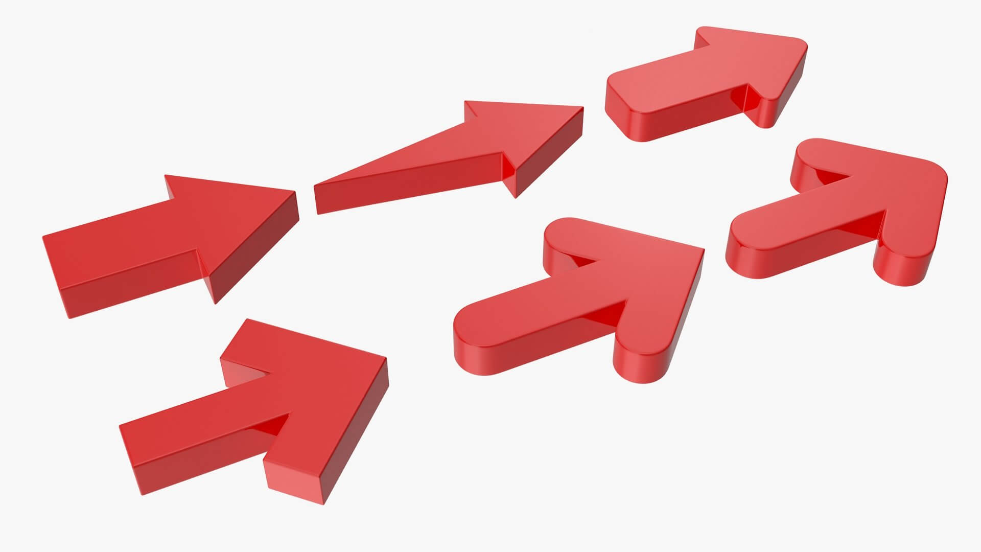 Arrow Set - 3D Model by hdpoly