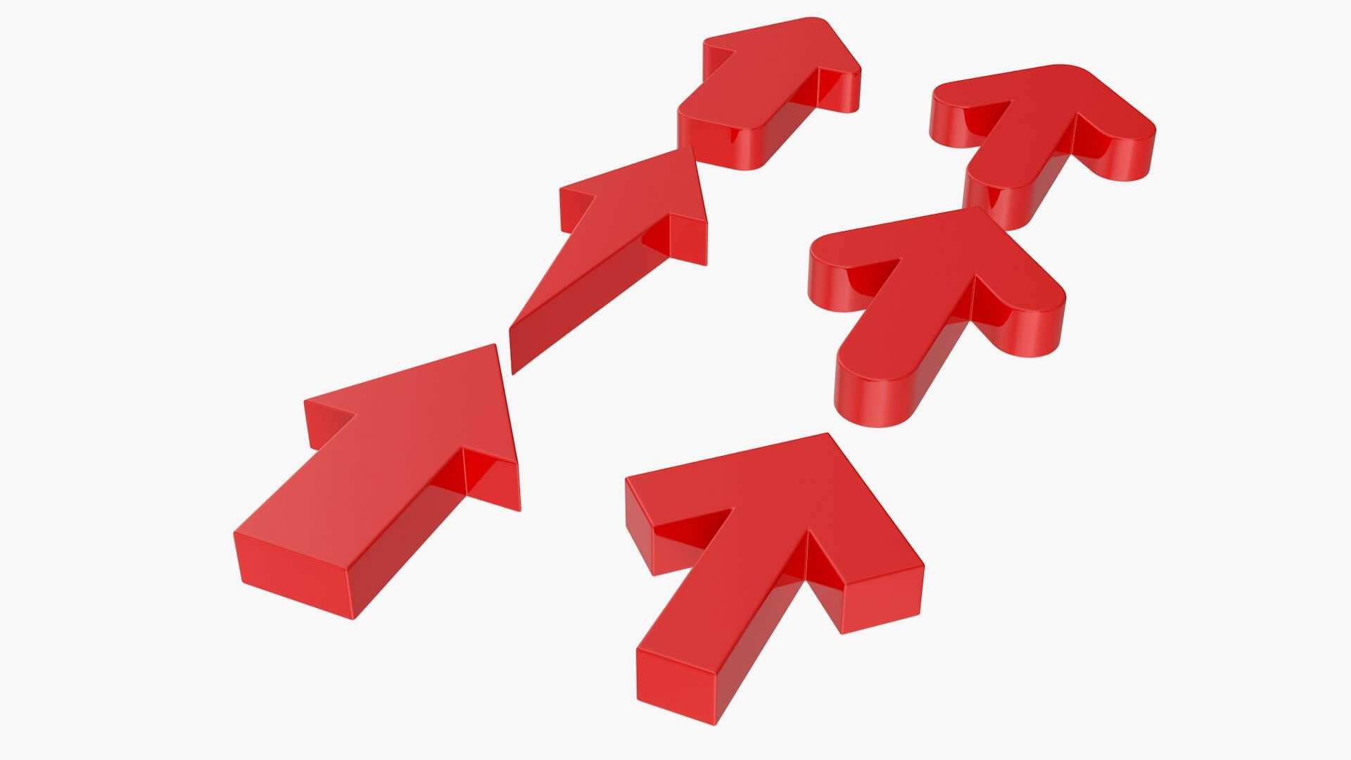 Arrow Set - 3D Model by hdpoly