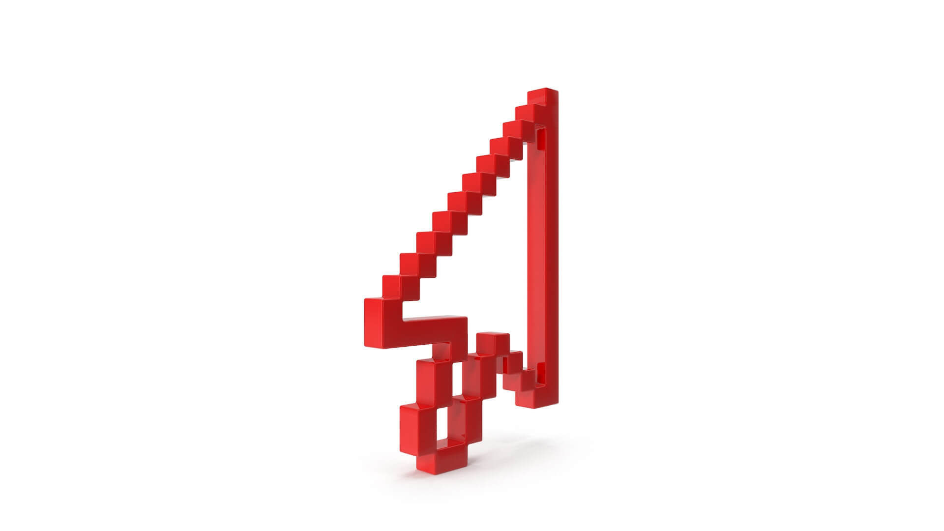 Arrow Cursor - Frame 3D Model by hdpoly