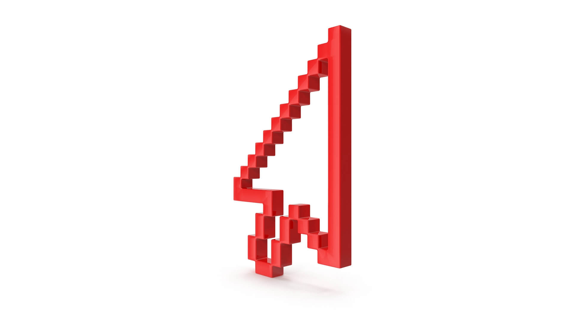 Arrow Cursor - Frame 3D Model by hdpoly