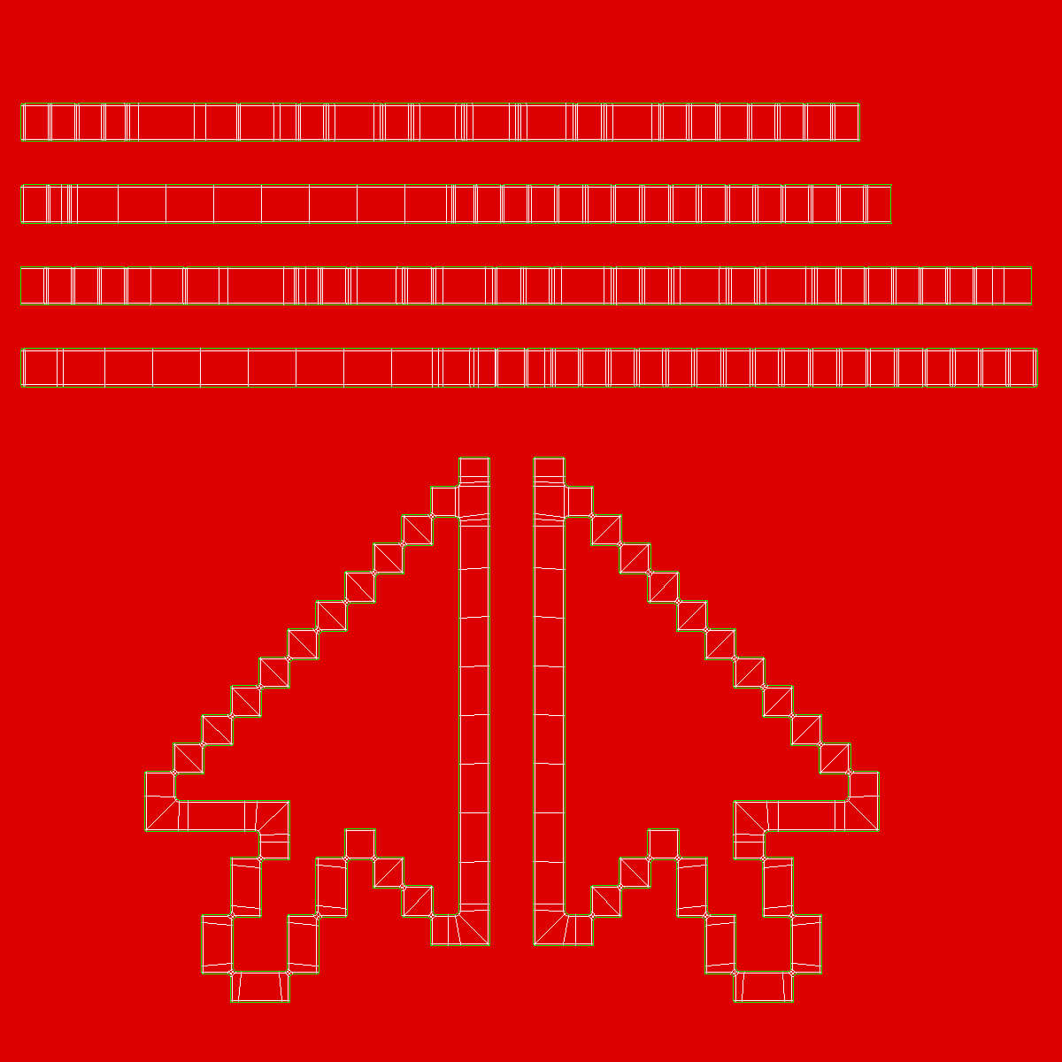 Arrow Cursor - Frame 3D Model by hdpoly