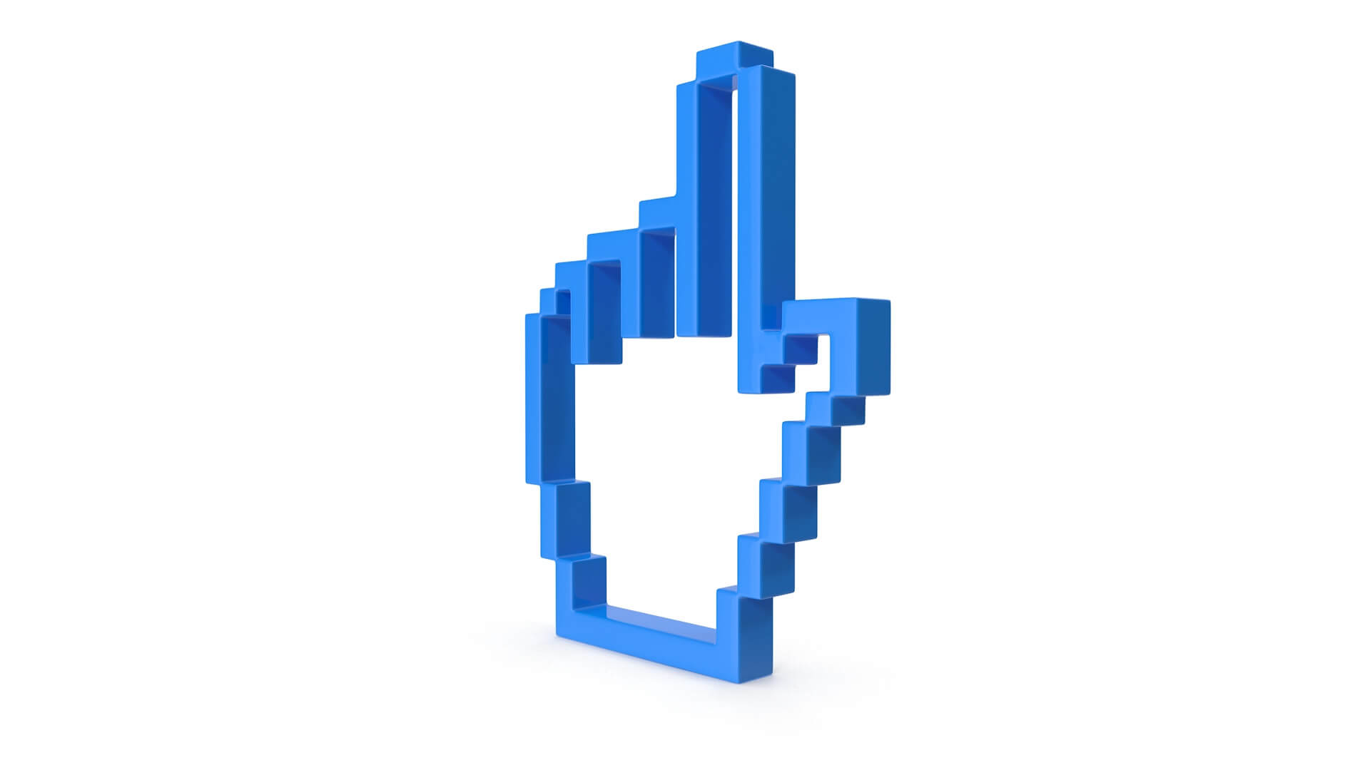 Hand Cursor - Frame 3D Model by hdpoly