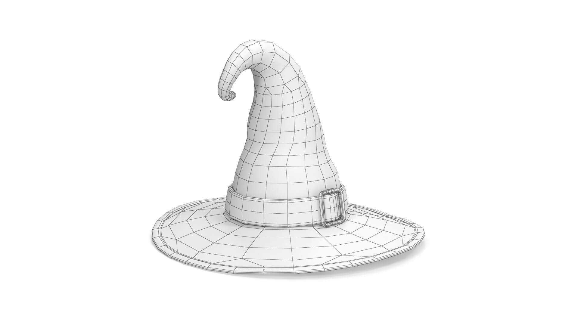 Witch Hat - 3D Model by hdpoly