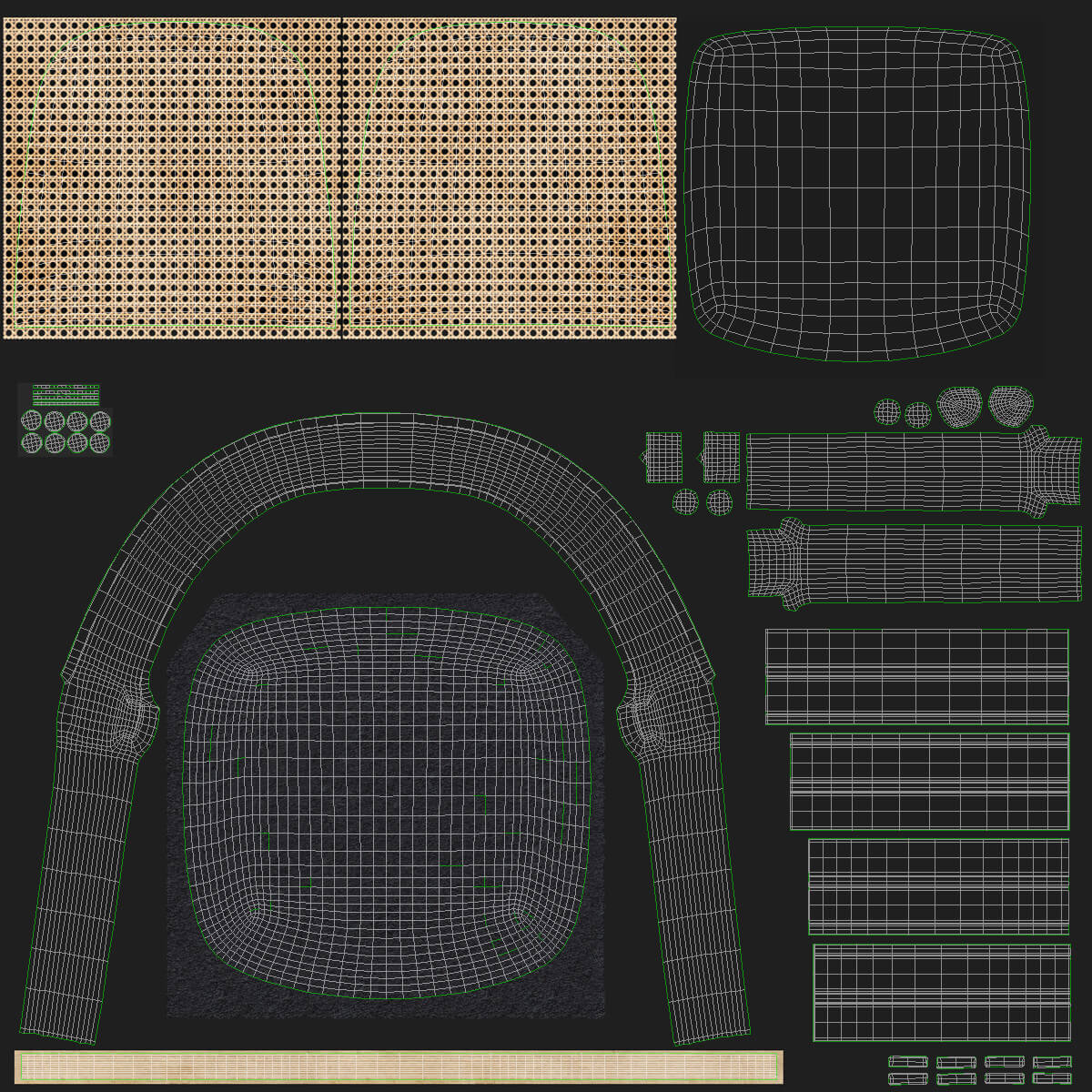Chair V2 - 3D Model by hdpoly