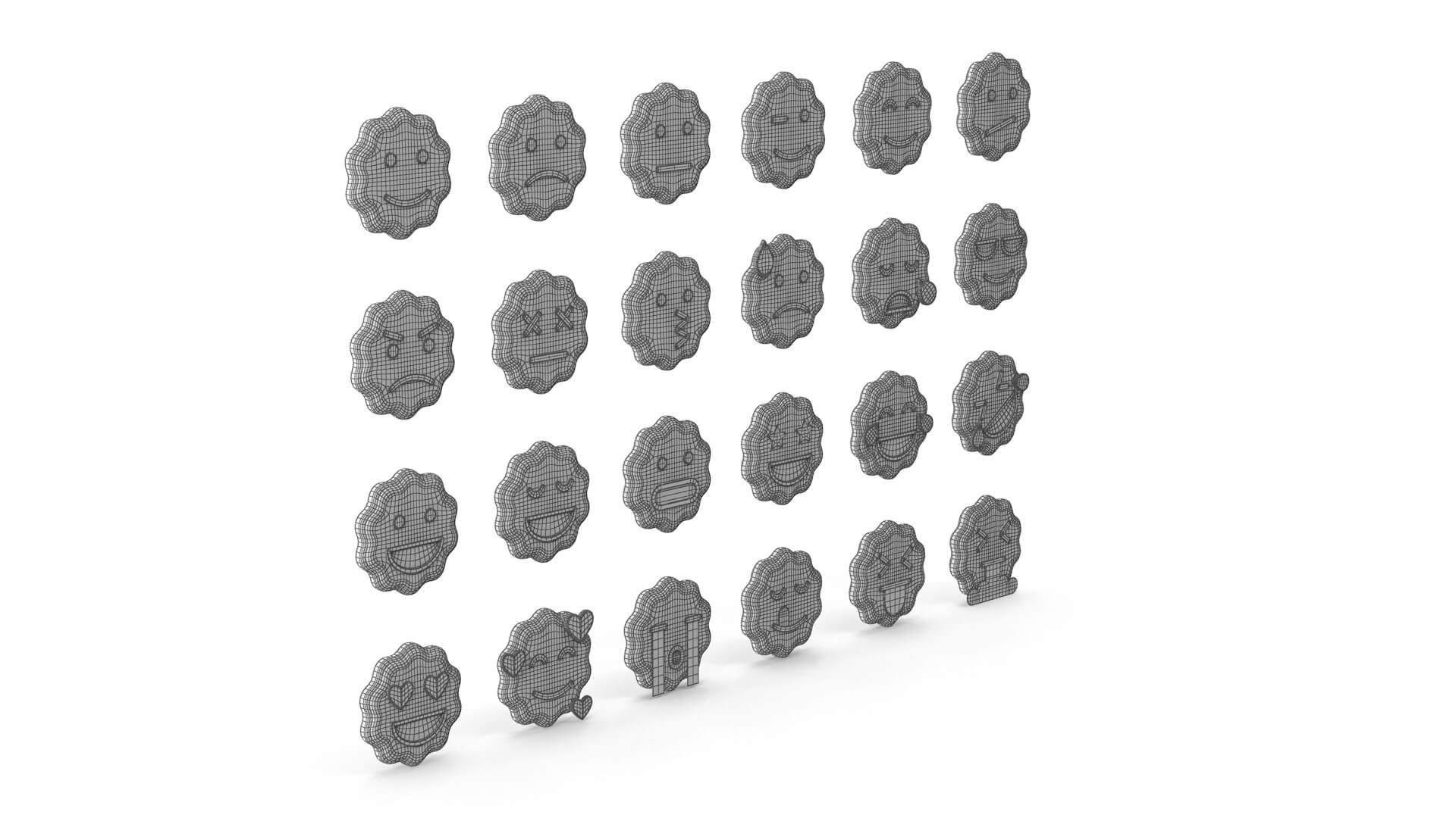 Emoji Set - 3D Model by hdpoly