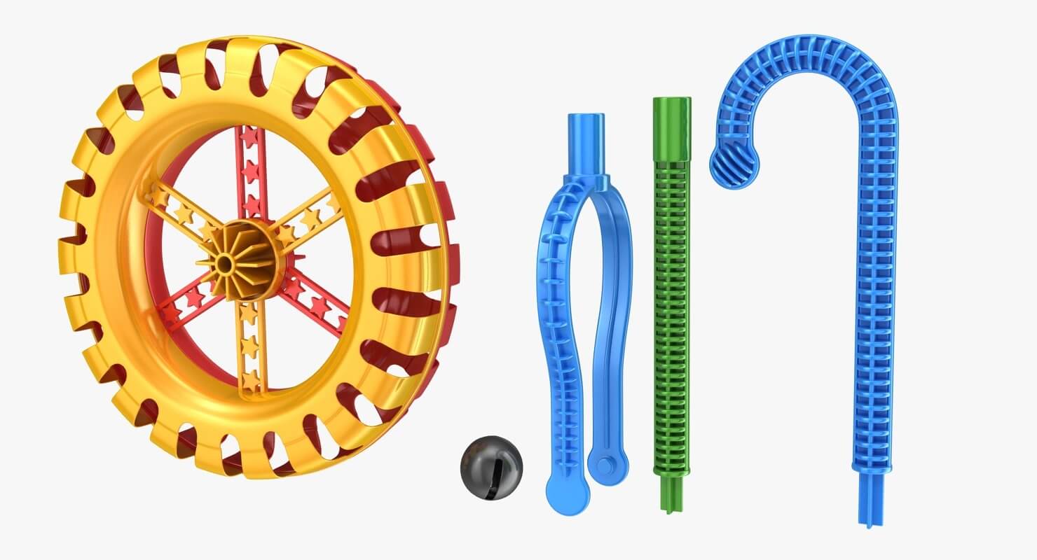 Baby Wheel Toy - 3D Model by hdpoly