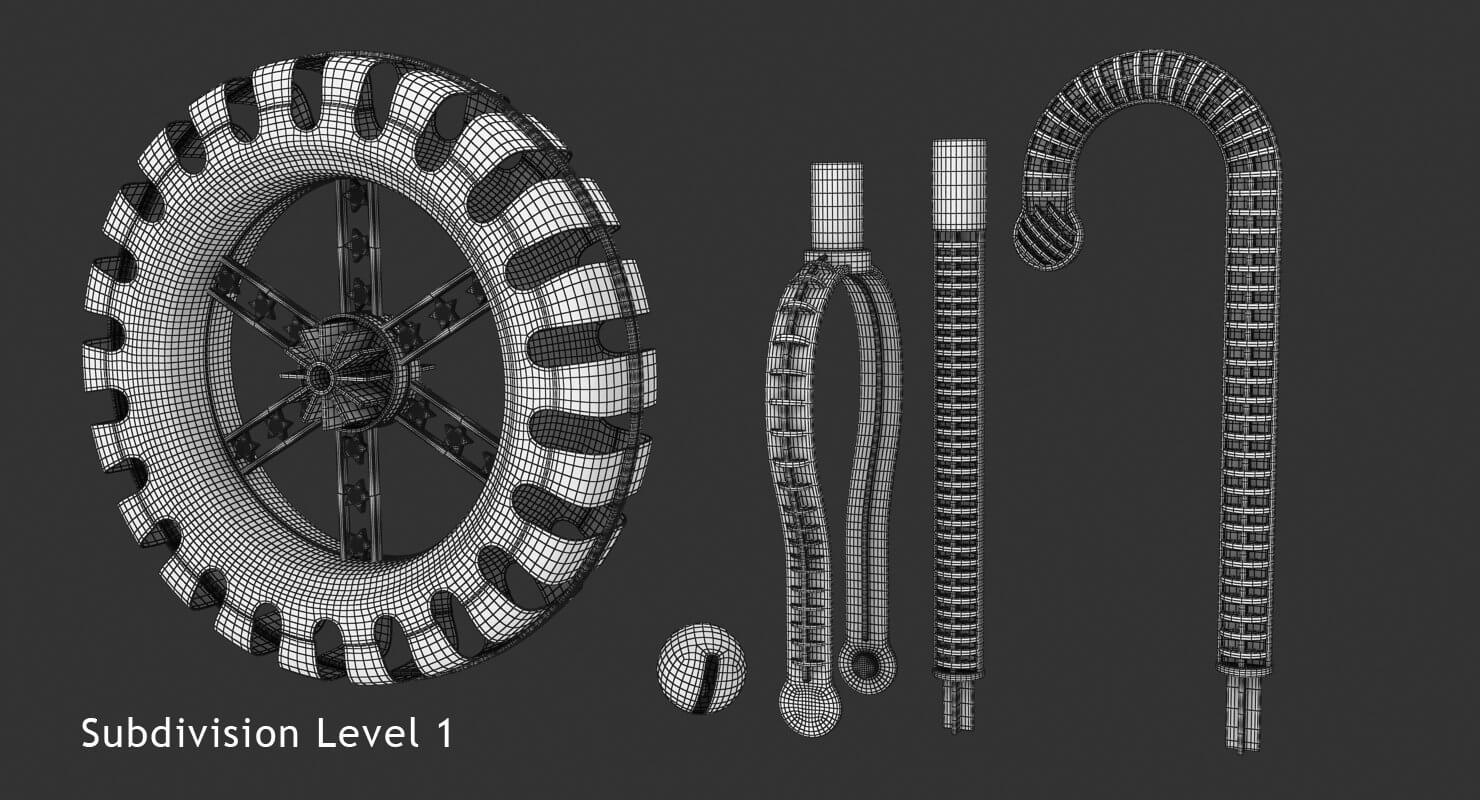 Baby Wheel Toy - 3D Model by hdpoly