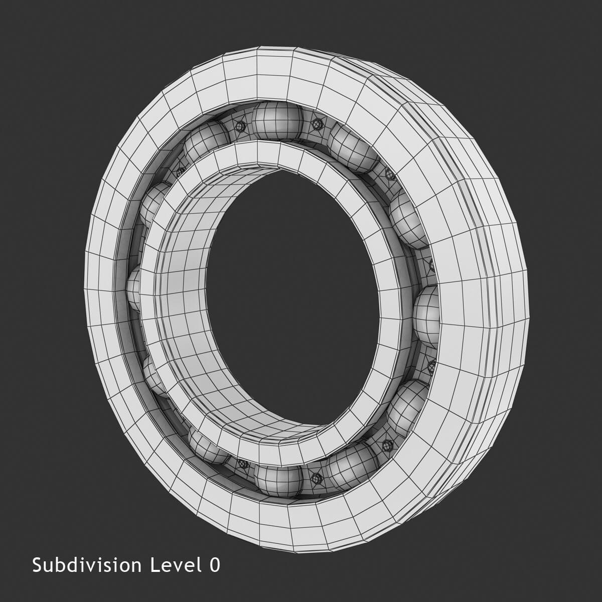 Ball Bearing - 3D Model by hdpoly