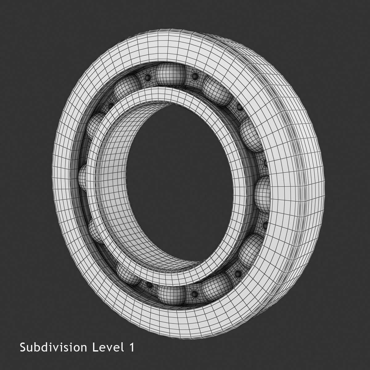 Ball Bearing - 3D Model by hdpoly