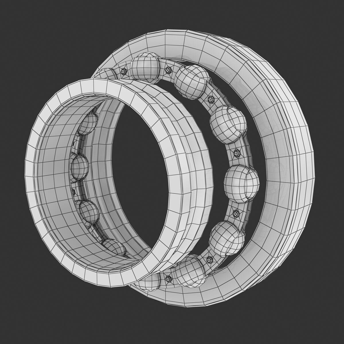 Ball Bearing - 3D Model by hdpoly