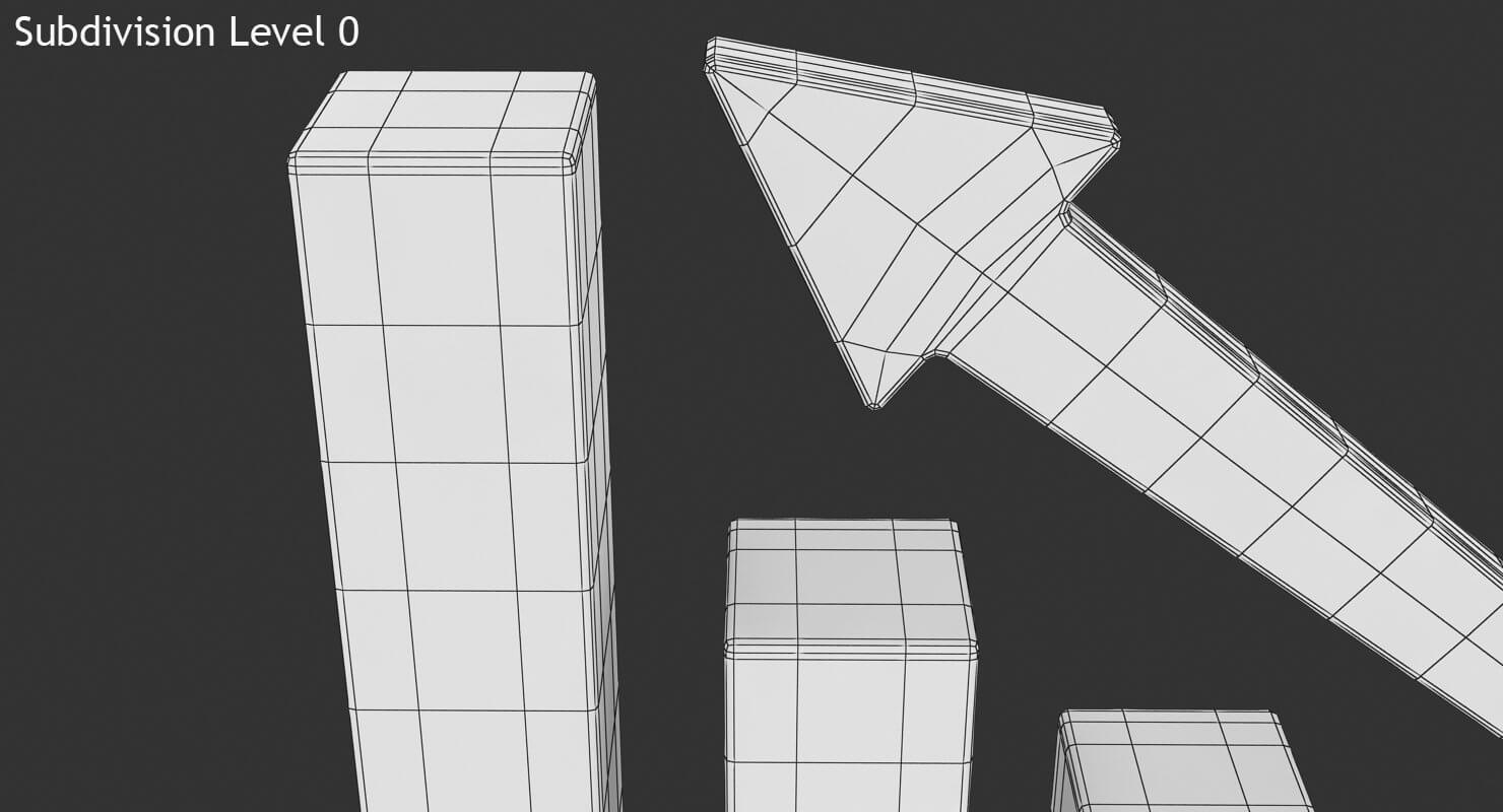 Bar Chart - 3D Model by hdpoly