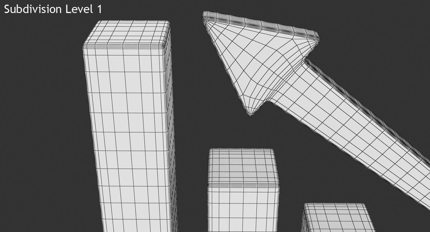 Bar Chart - 3D Model by hdpoly