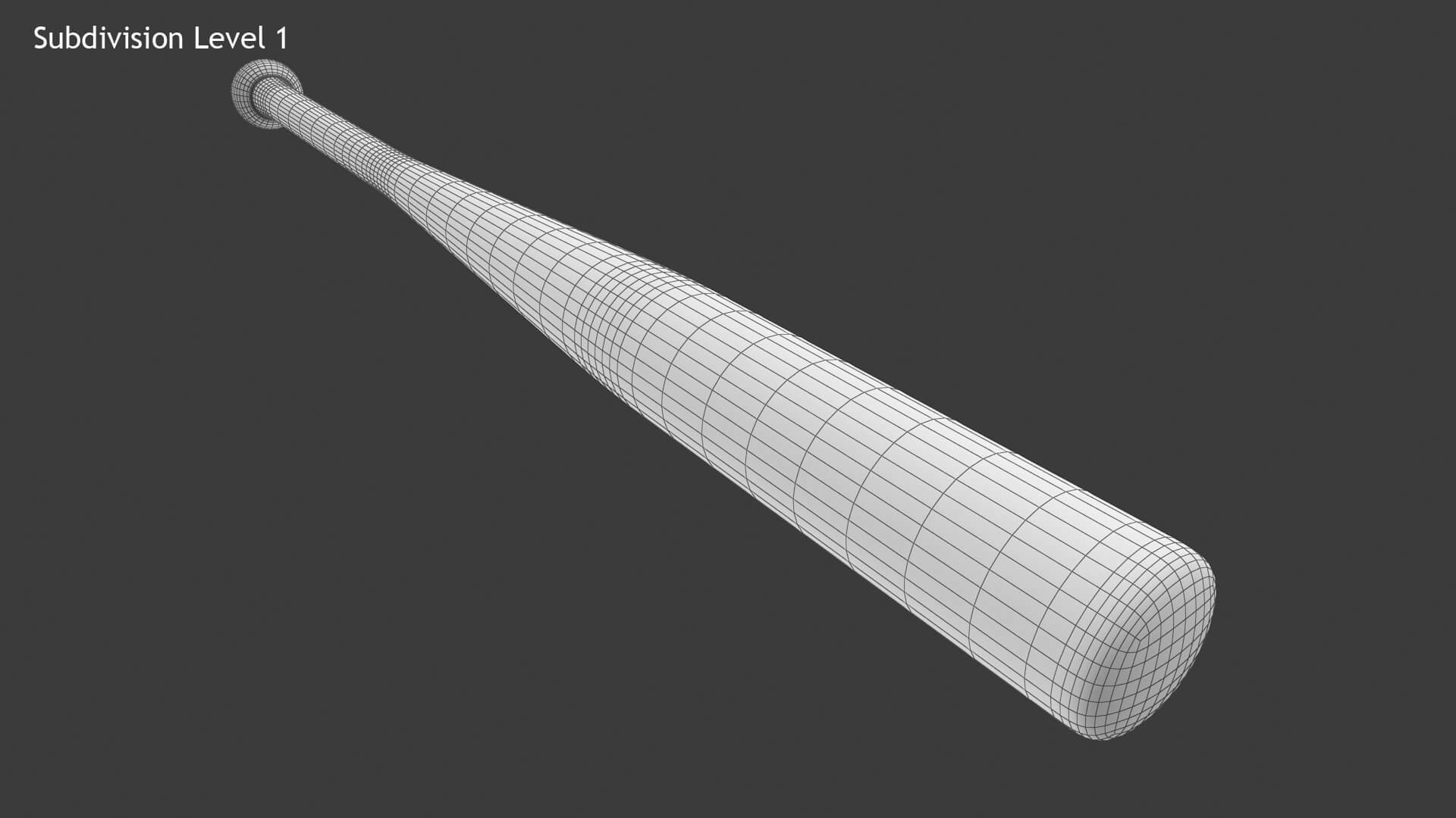Baseball Bat - 3D Model by hdpoly