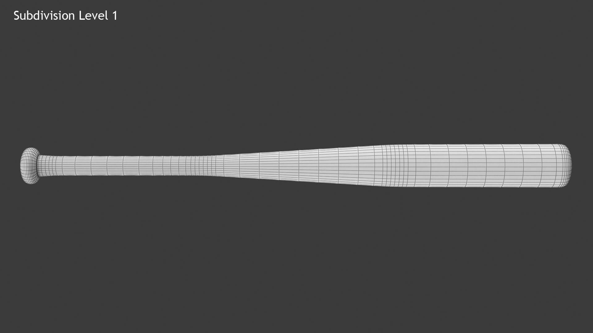 Baseball Bat - 3D Model by hdpoly