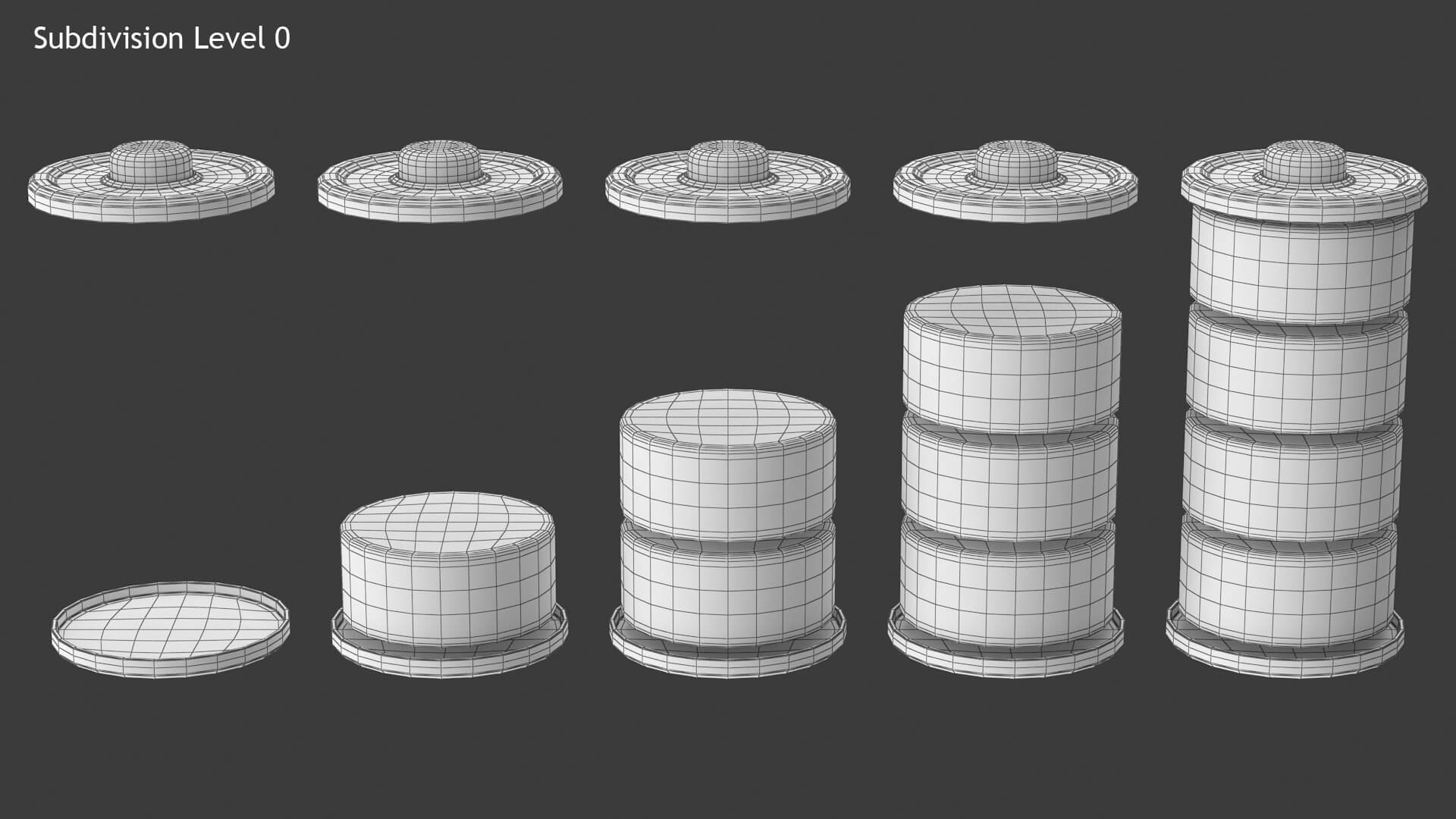 Battery Icon Set - 3D Model by hdpoly