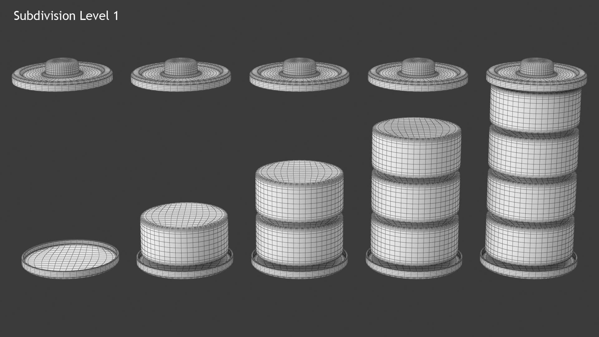 Battery Icon Set - 3D Model by hdpoly