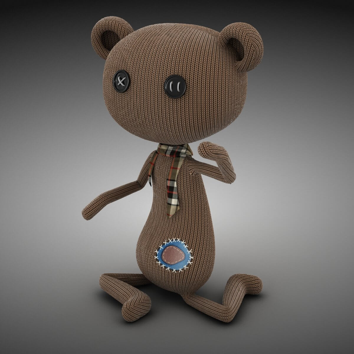 Bear - Puppet 3D Model by hdpoly