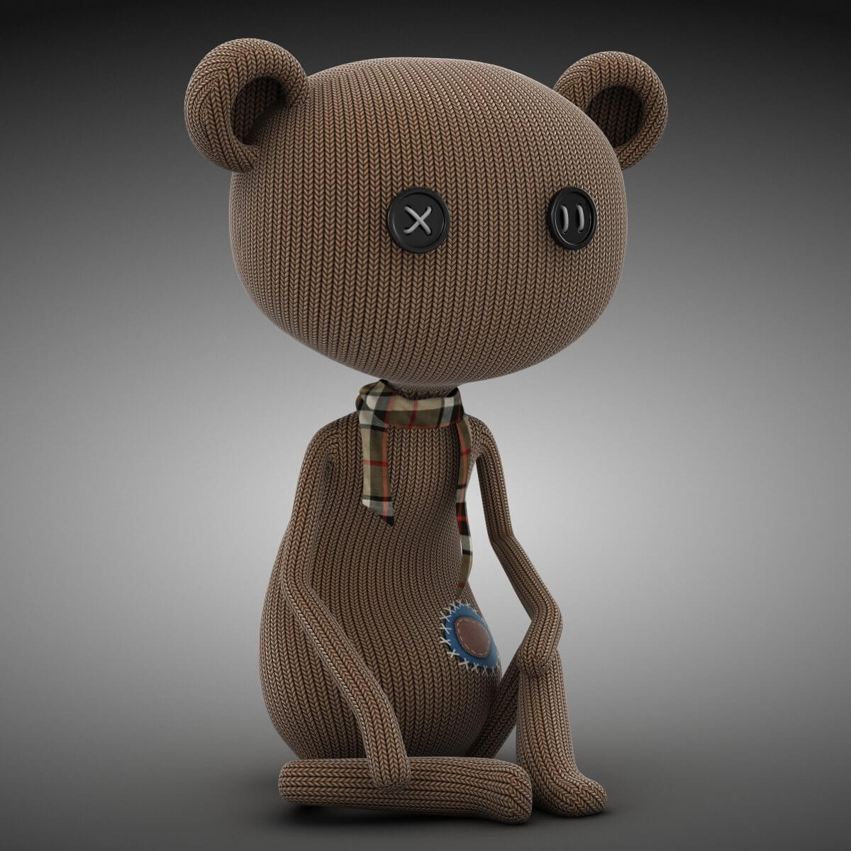 Bear - Puppet 3D Model by hdpoly