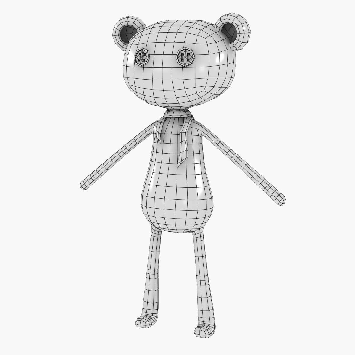 Bear - Puppet 3D Model by hdpoly