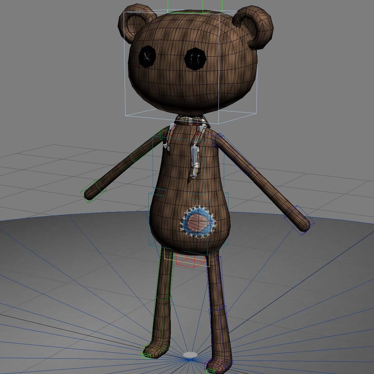 Bear - Puppet 3D Model by hdpoly