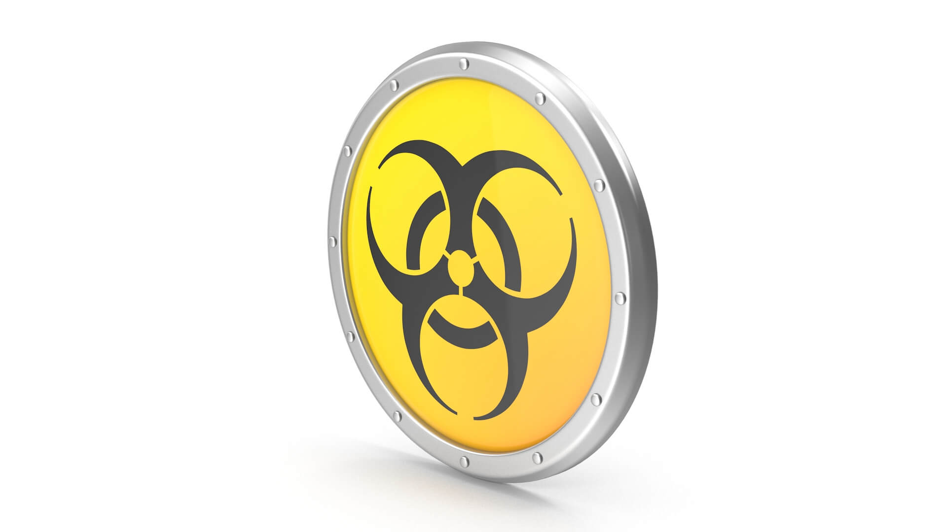 3d Biohazard Hd Sign