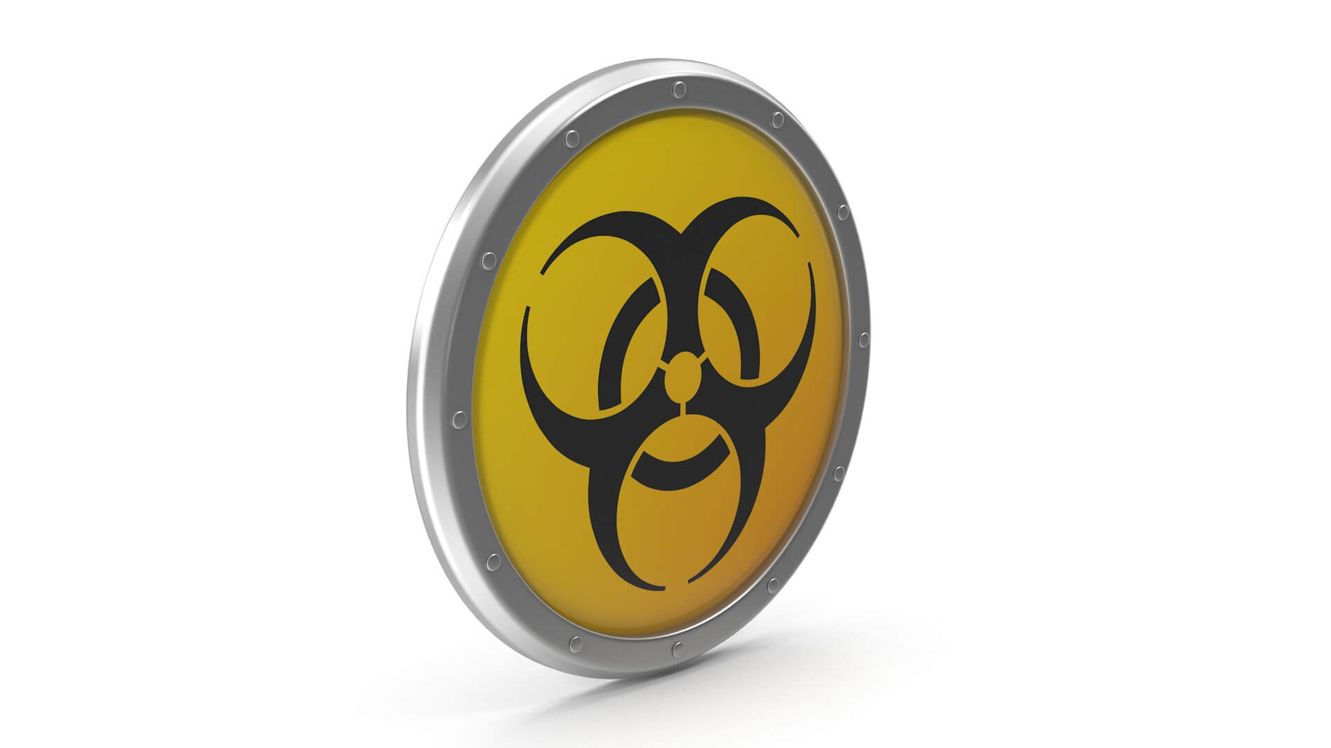 3d Biohazard Hd Sign