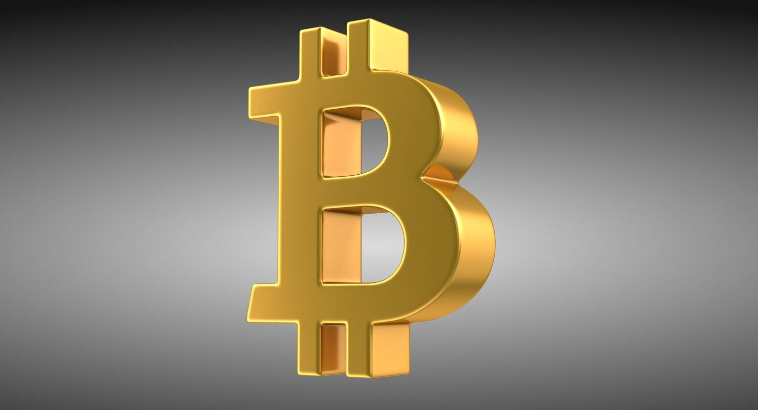 Bitcoin Symbol - 3D Model by hdpoly