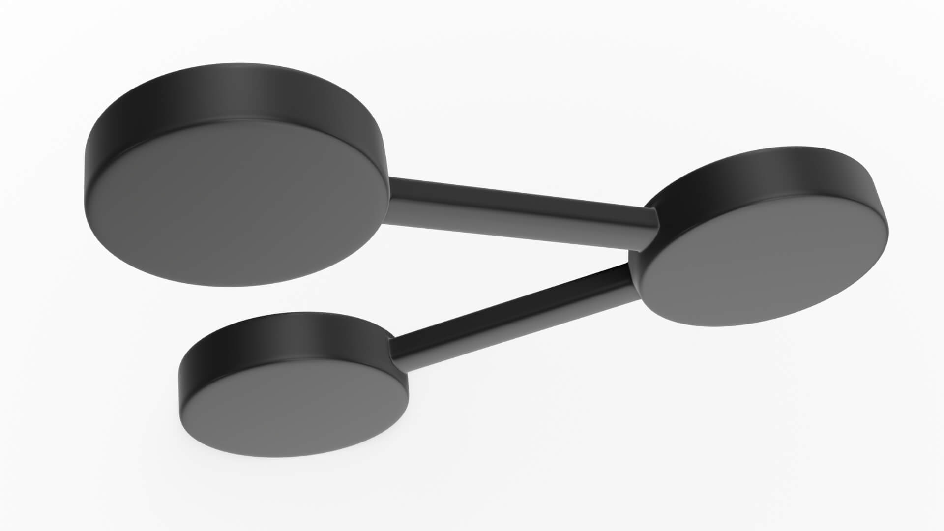 Black Share Icon - 3D Model by hdpoly