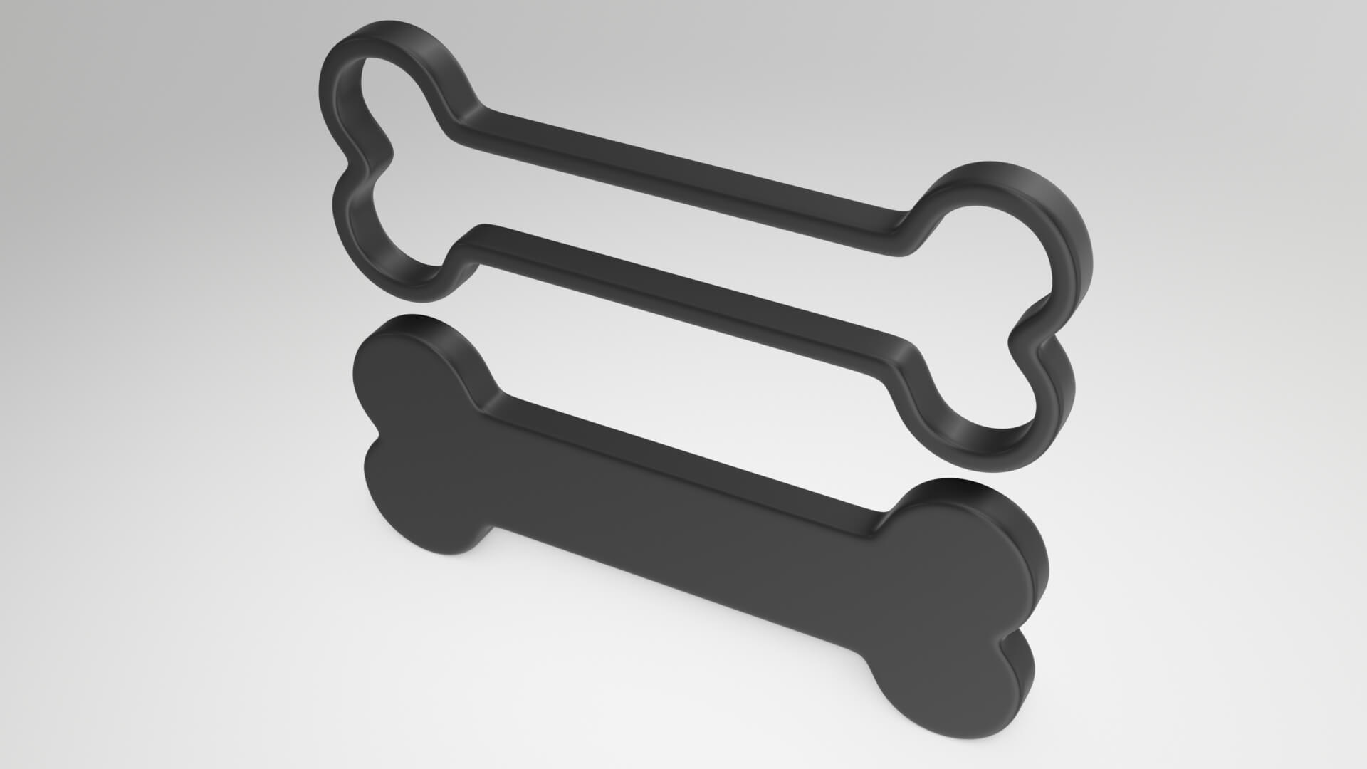 Black Bone Symbol - 3D Model by hdpoly