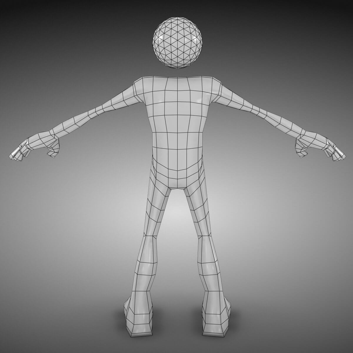 Cartoon Character - 3D Model by hdpoly