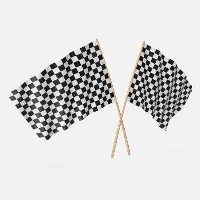Checkered Flag - 3D Model by hdpoly