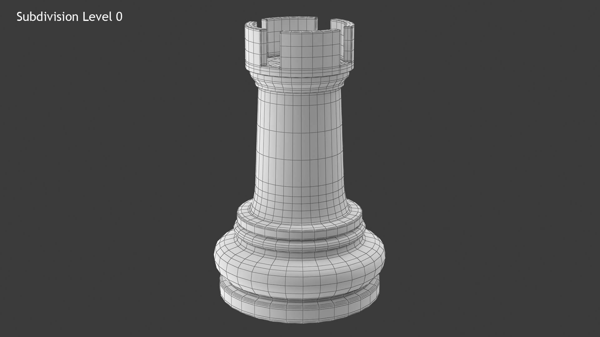 Chess Castle - 3D Model by hdpoly
