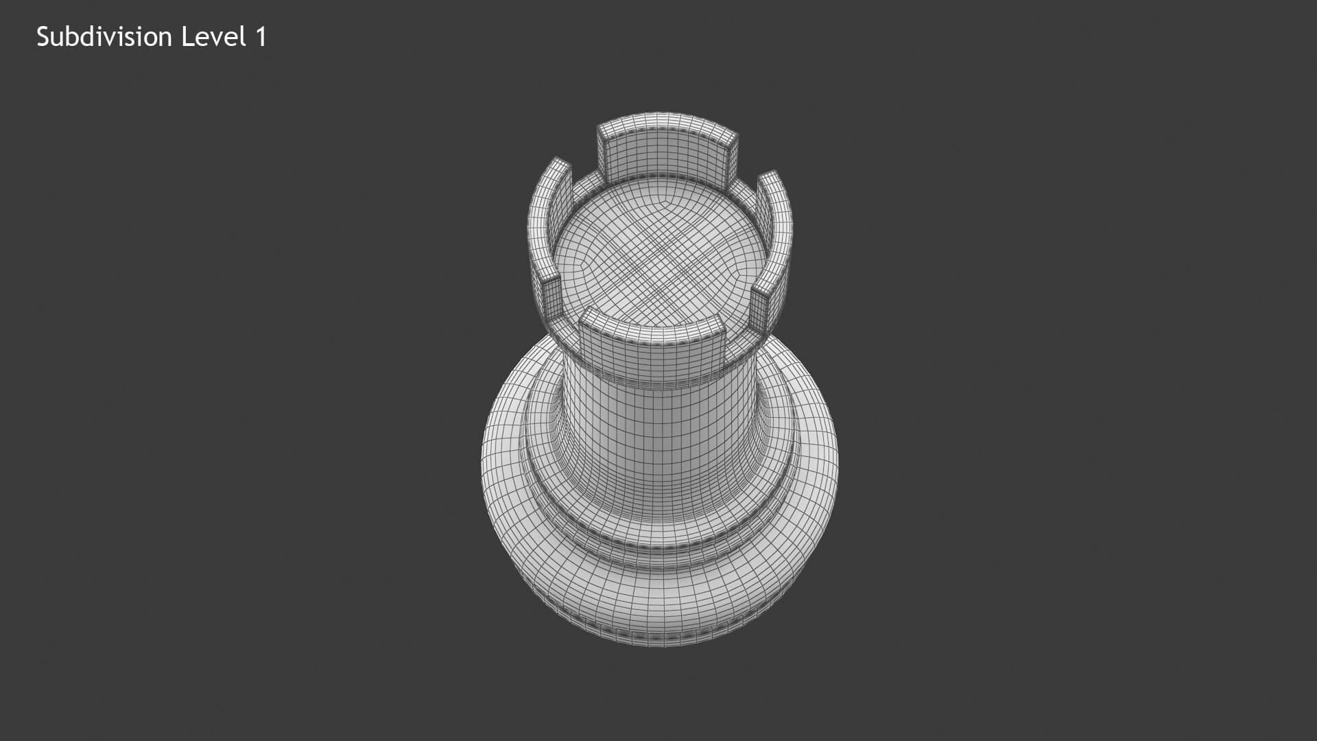 Chess Castle - 3D Model by hdpoly