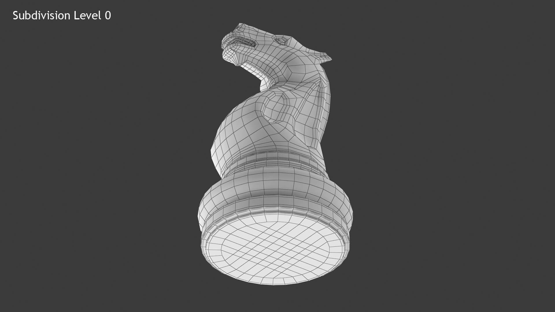 Chess Knight - 3D Model by hdpoly