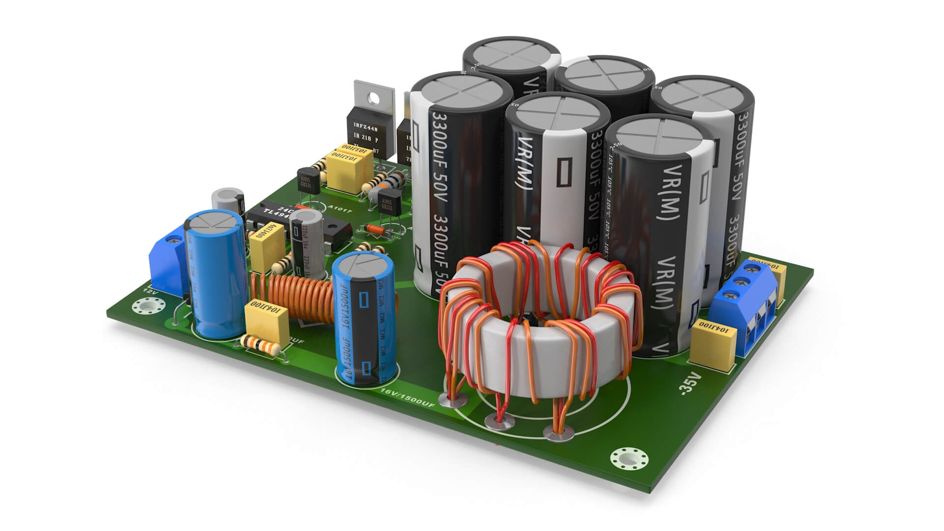 Electronic Circuit - 3D Model by hdpoly