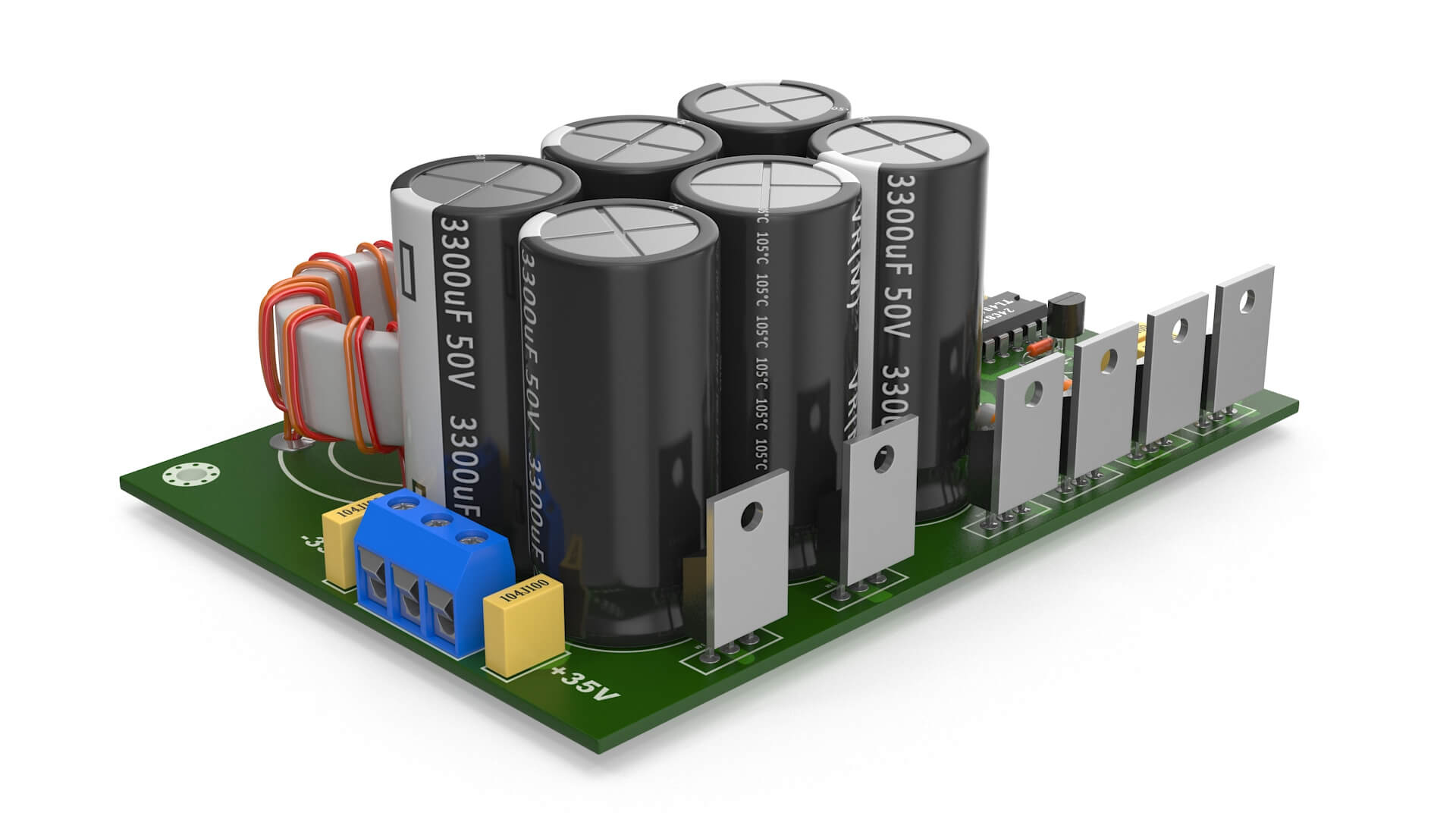 Electronic Circuit - 3D Model by hdpoly
