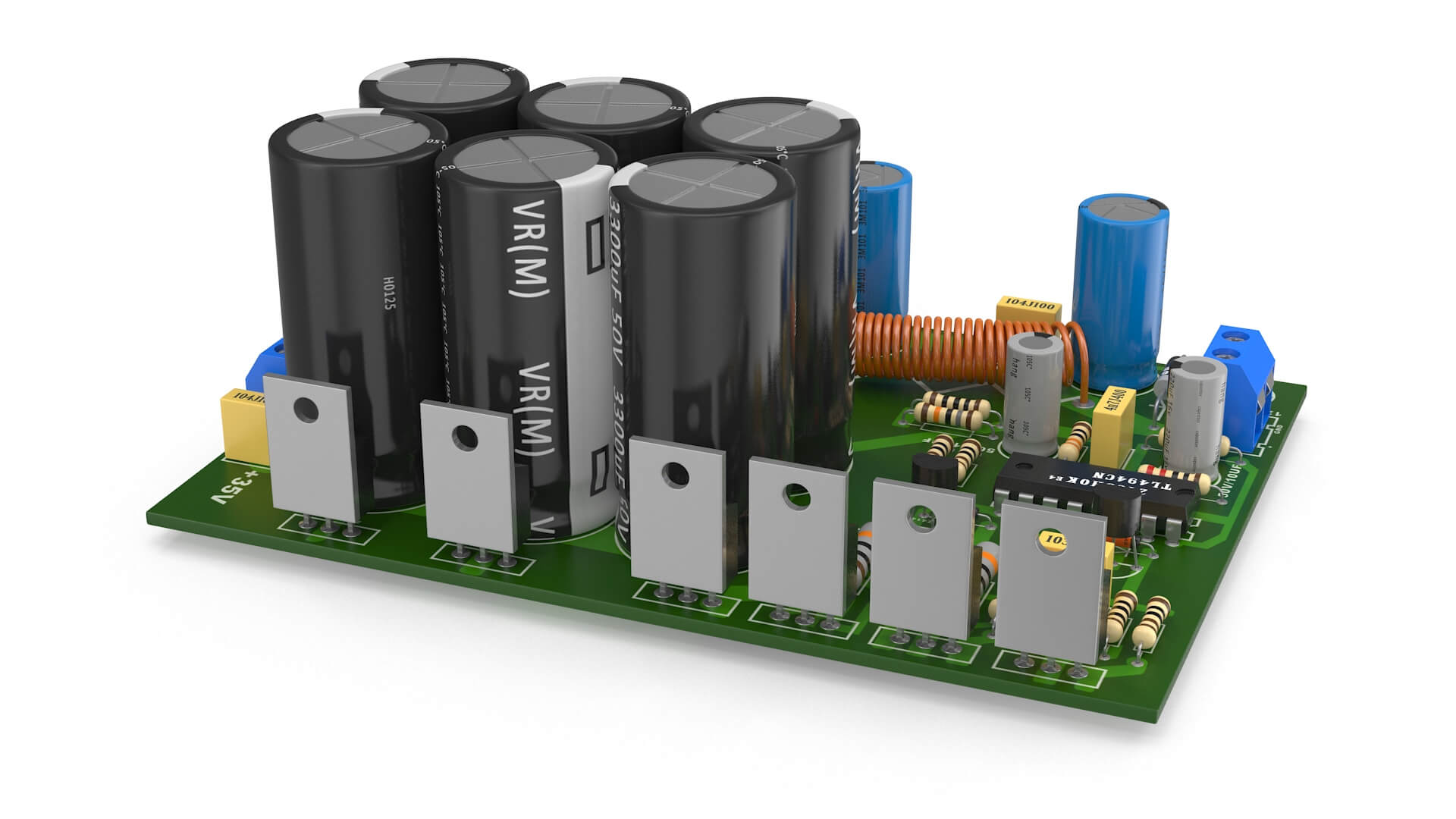 Electronic Circuit - 3D Model by hdpoly