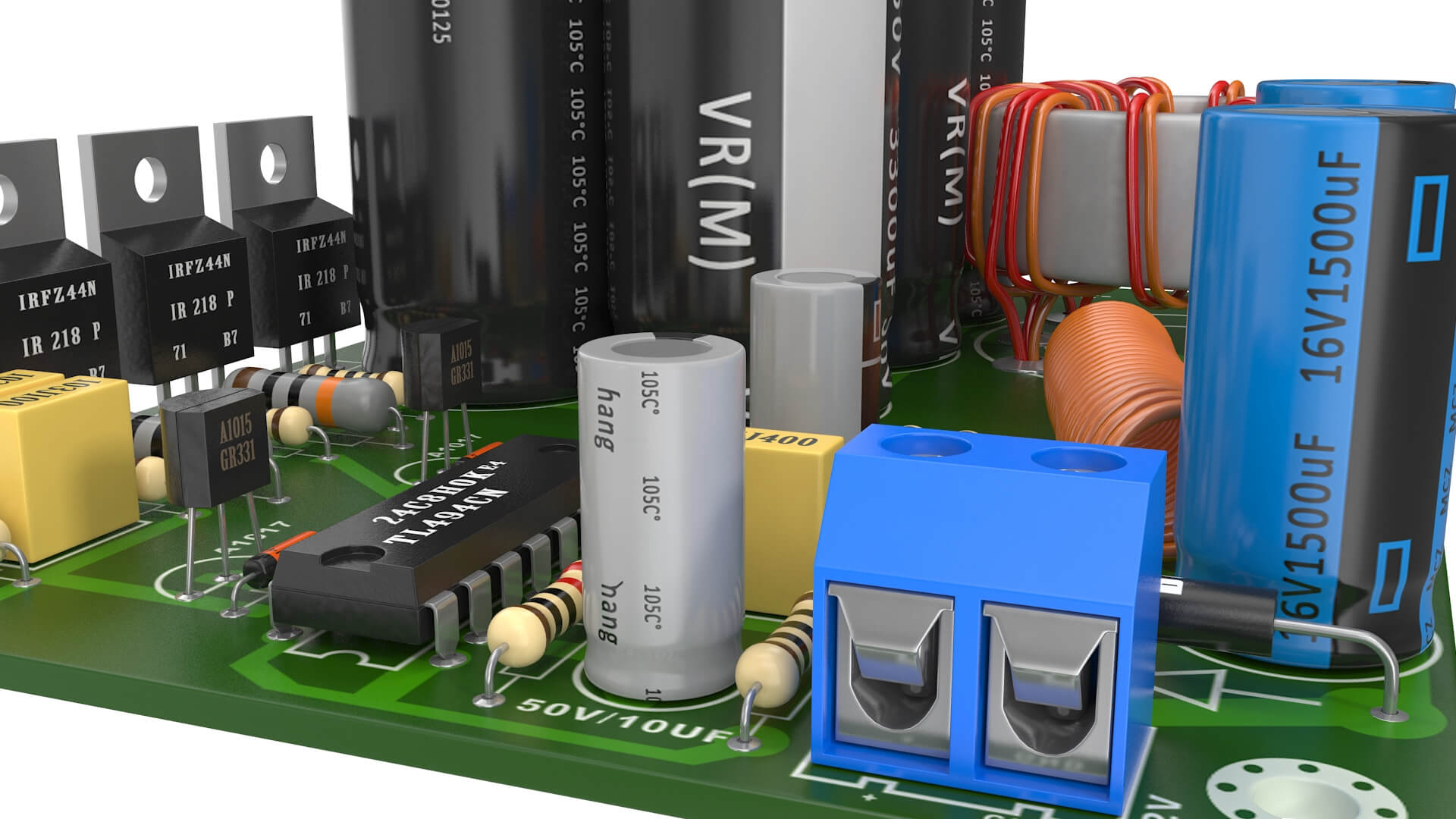 Electronic Circuit - 3D Model by hdpoly