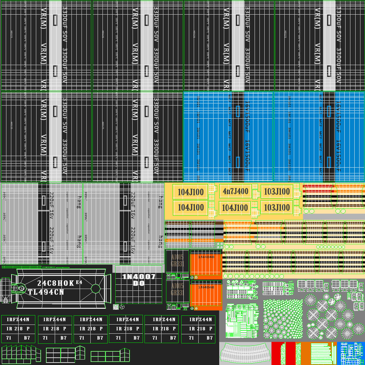 Electronic Circuit - 3D Model by hdpoly