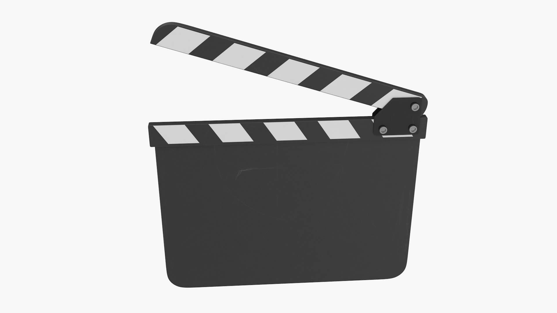 Clapboard - 3D Model by hdpoly