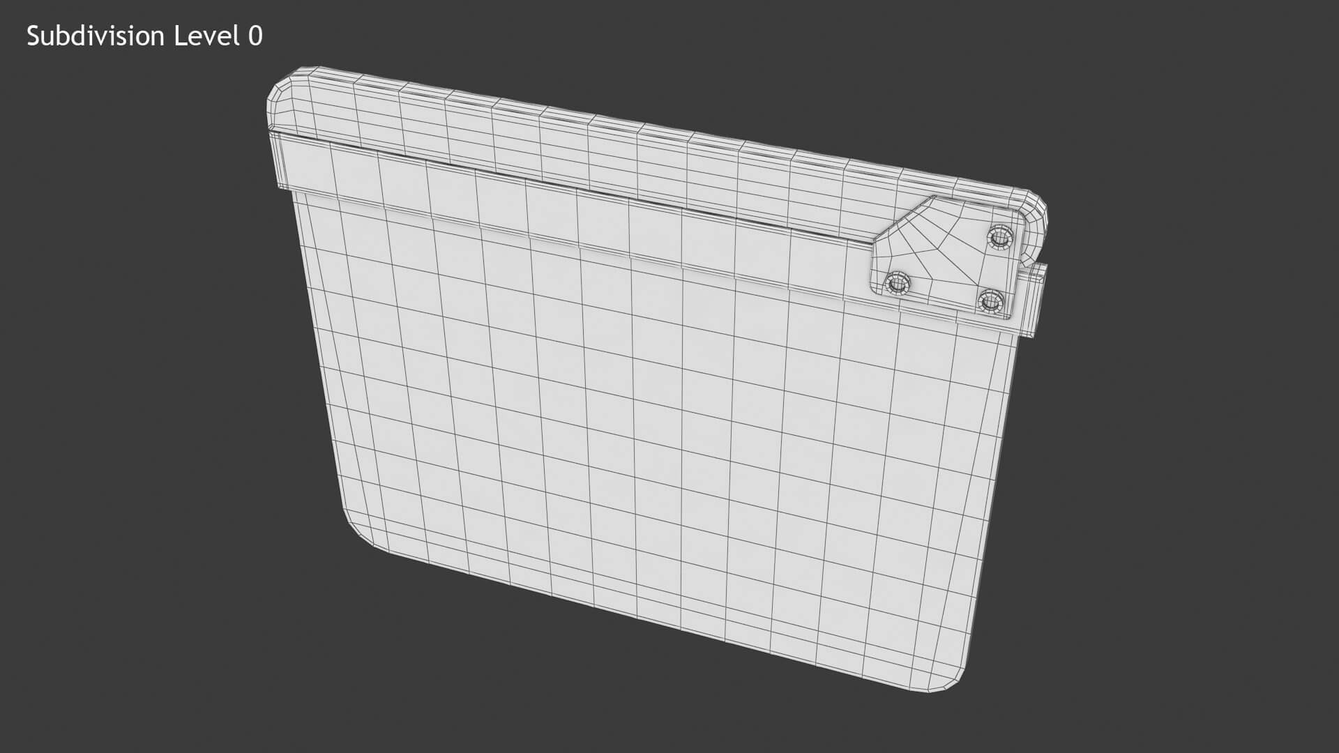 Clapboard - 3D Model by hdpoly