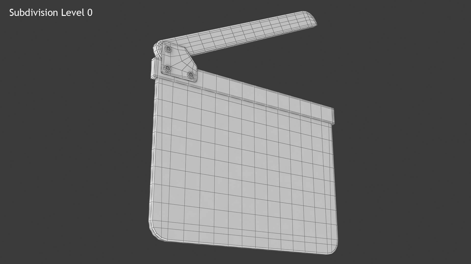Clapboard - 3D Model by hdpoly