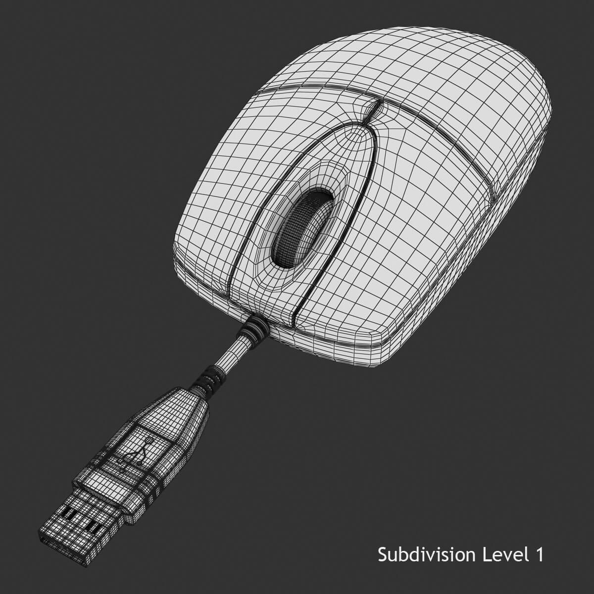Computer Mouse - 3D Model by hdpoly
