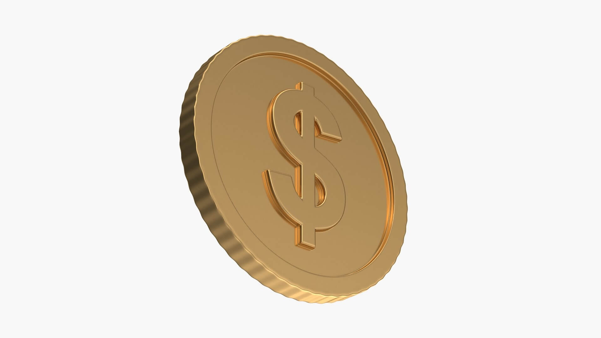 Dollar Coin - 3D Model by hdpoly