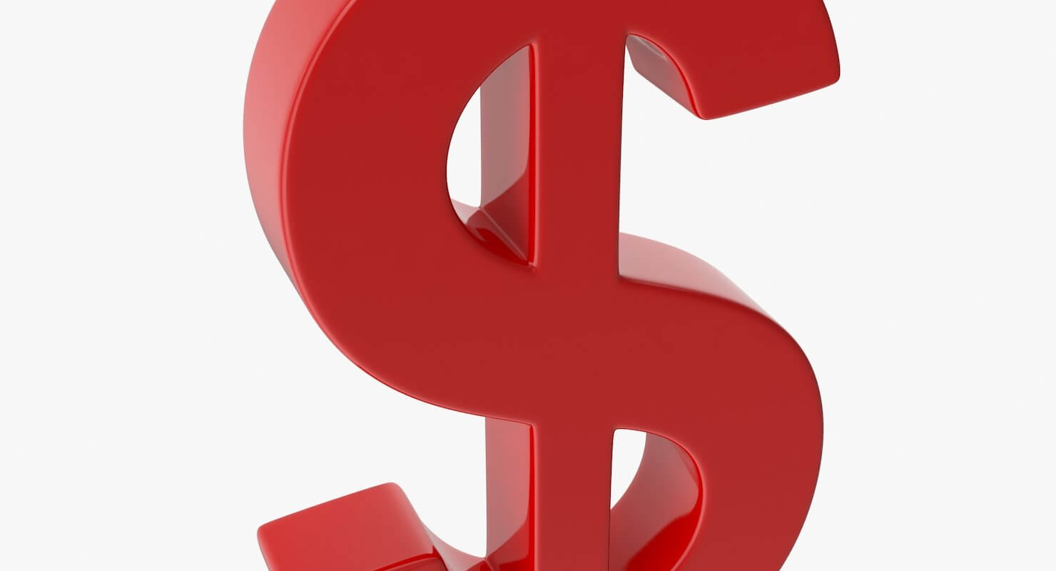 Dollar Sign - 3D Model by hdpoly