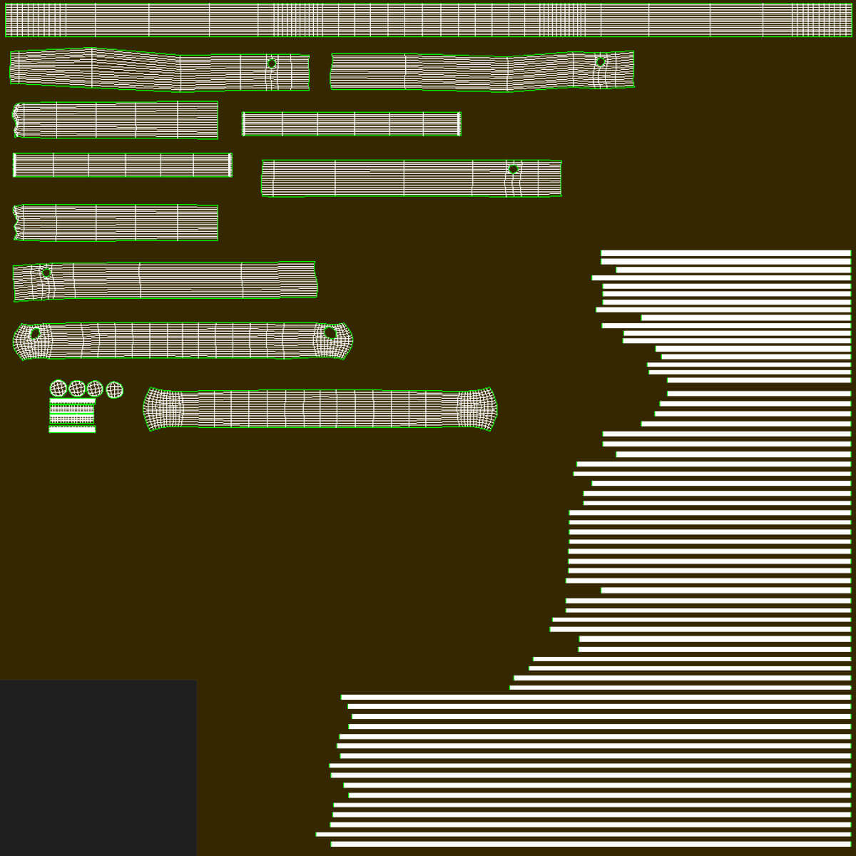 Golden Chair V1 - 3D Model by hdpoly